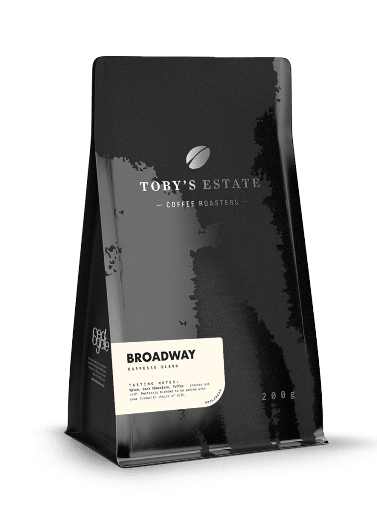 Toby's Broadway Blend Whole Bean 6x200g - Foodies
