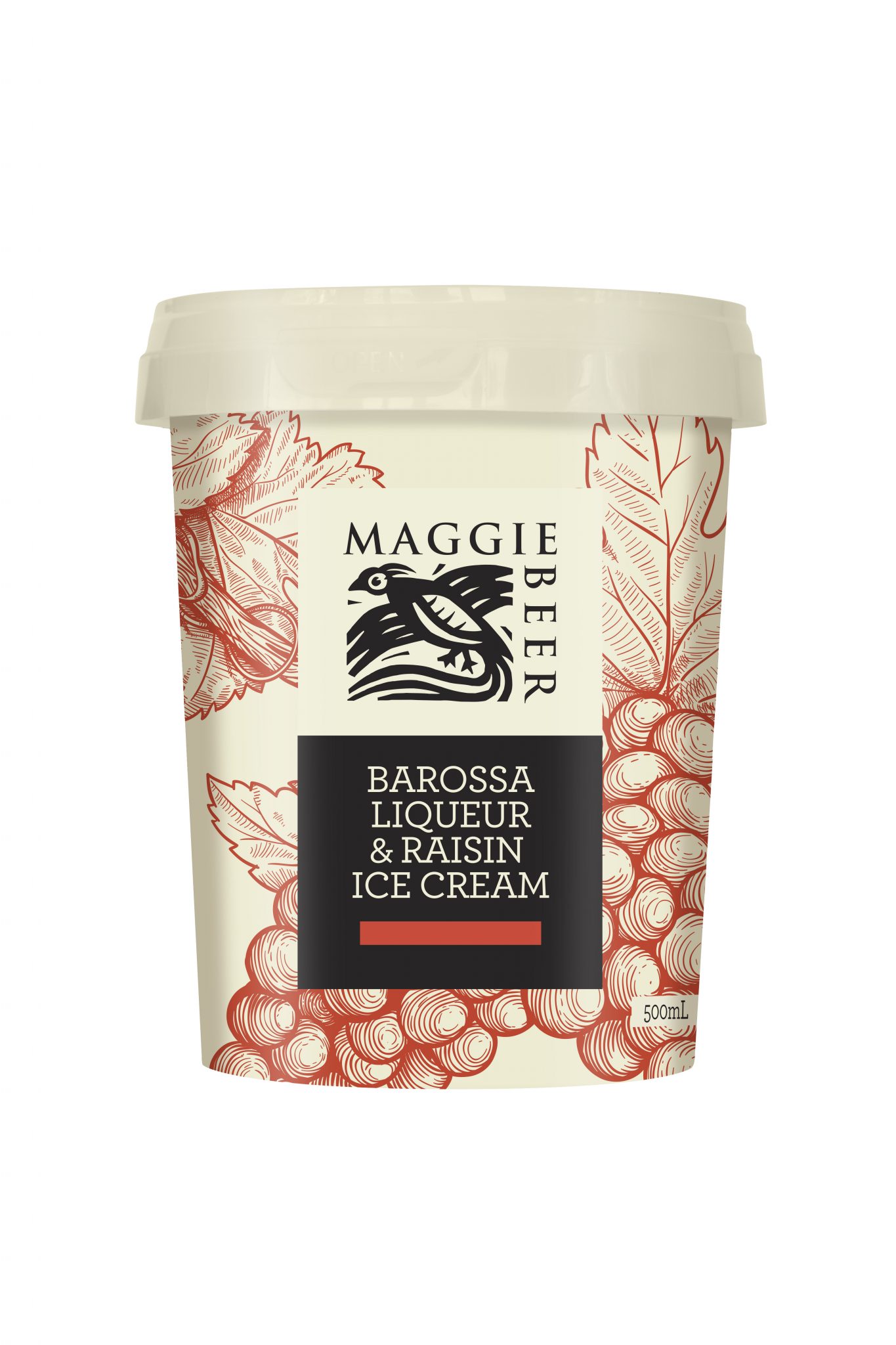 MB Barossa Liquor & Raisin Ice Cream 500ml - Foodies