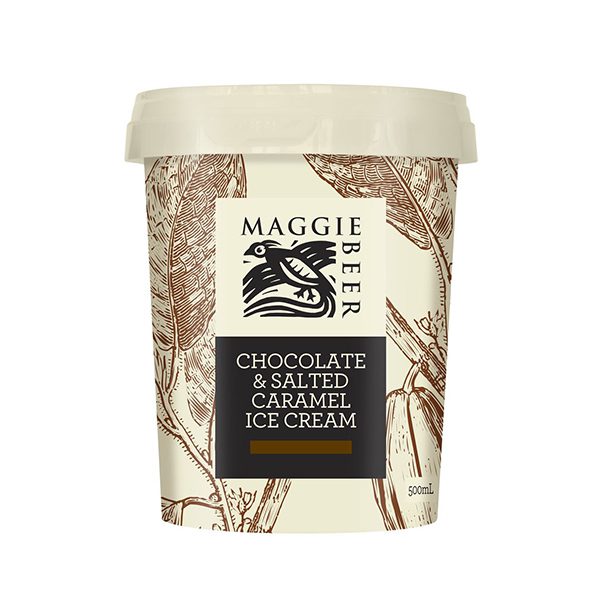 MB Chocolate & Salted Caramel Ice Cream 500ml - Foodies