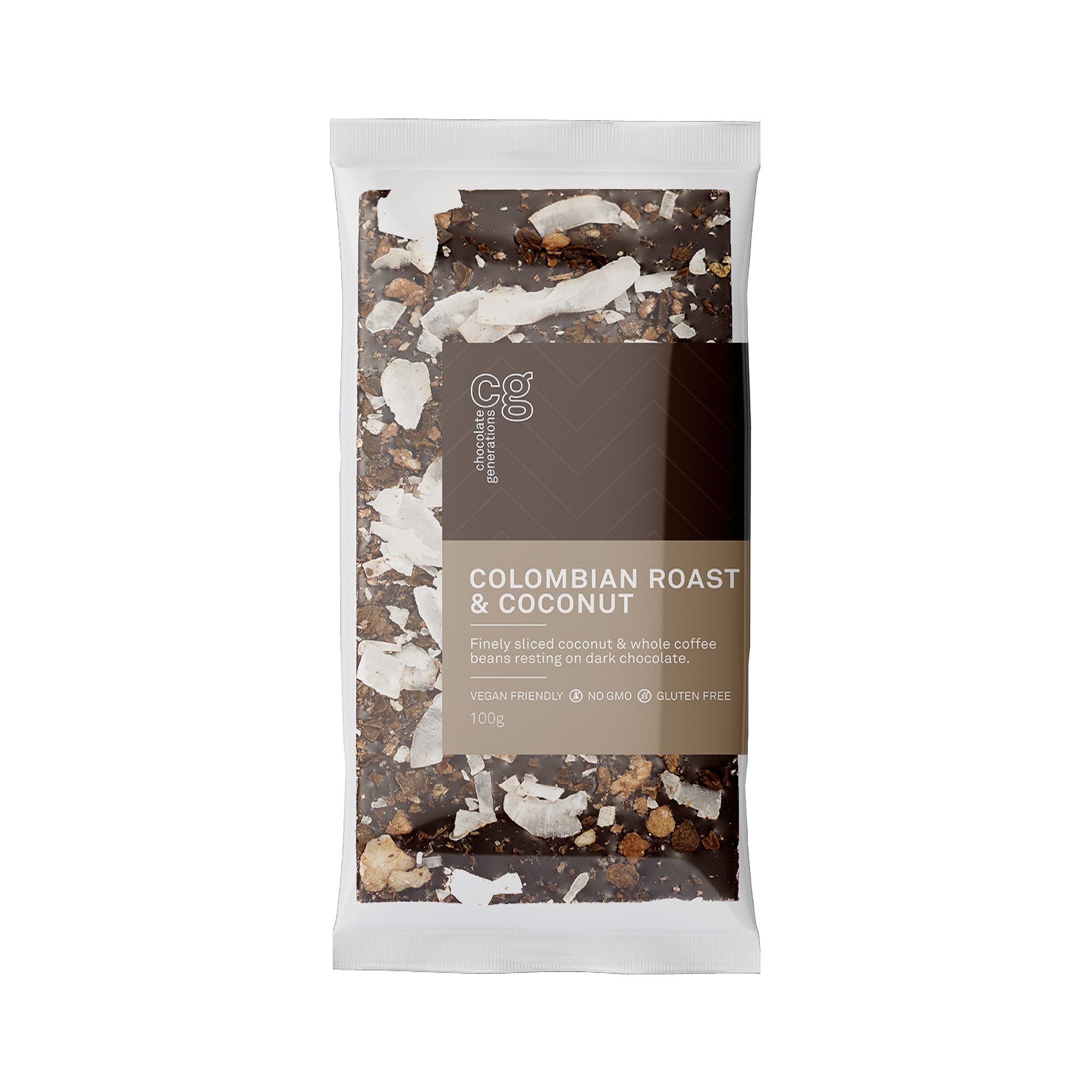 Choc Generations - Colombian Roast 100g ** sold each ** 10/ctn - Foodies