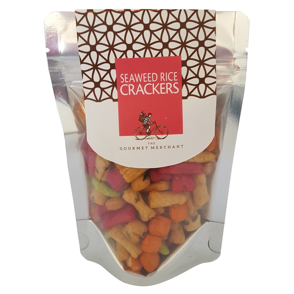 GM Snack Pack- Seaweed Rice Crackers 50g 12/carton - sold carton - Foodies