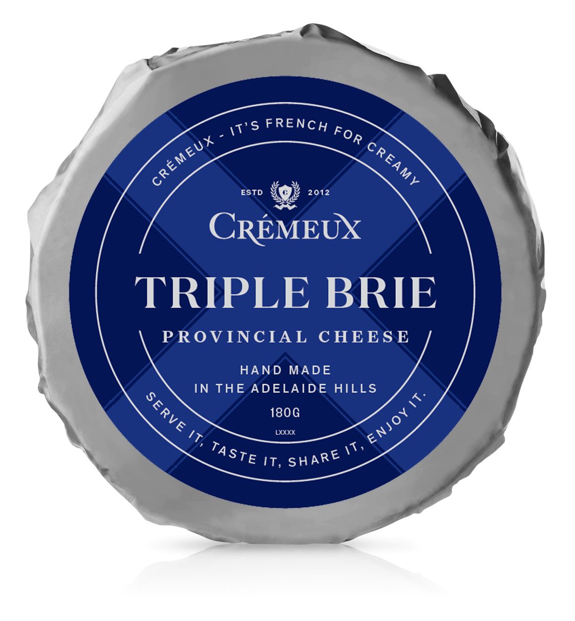 Cremx Triple Cream Brie 180g 6/box - Foodies