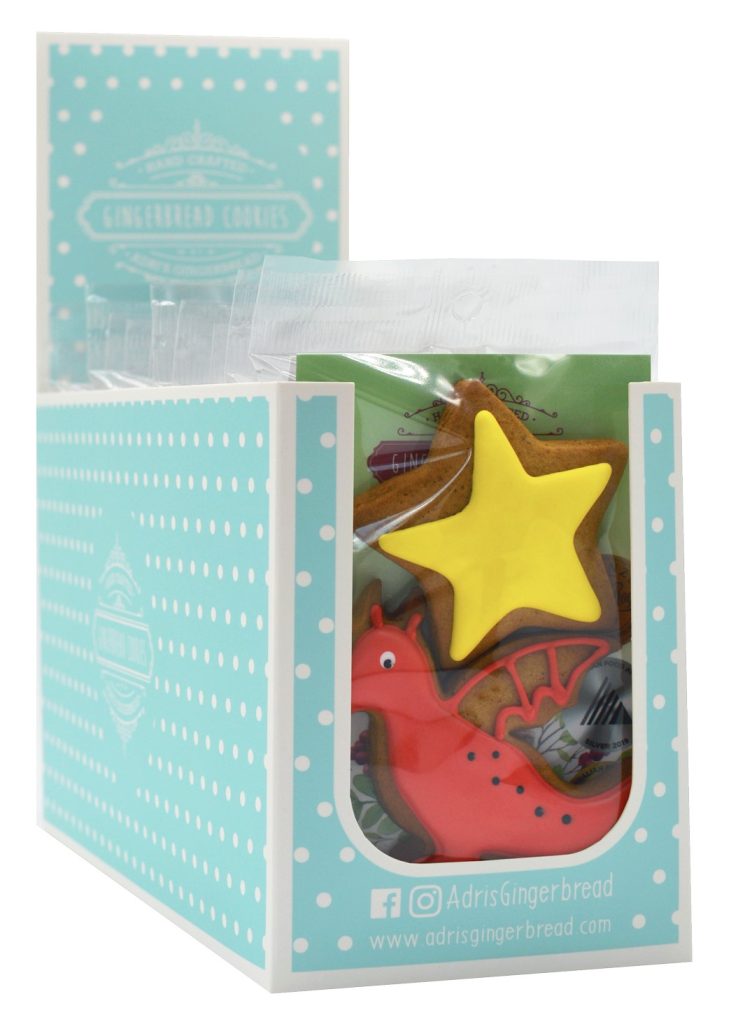 Adri's Gingerbread Dragon & Star pack x12 - Foodies