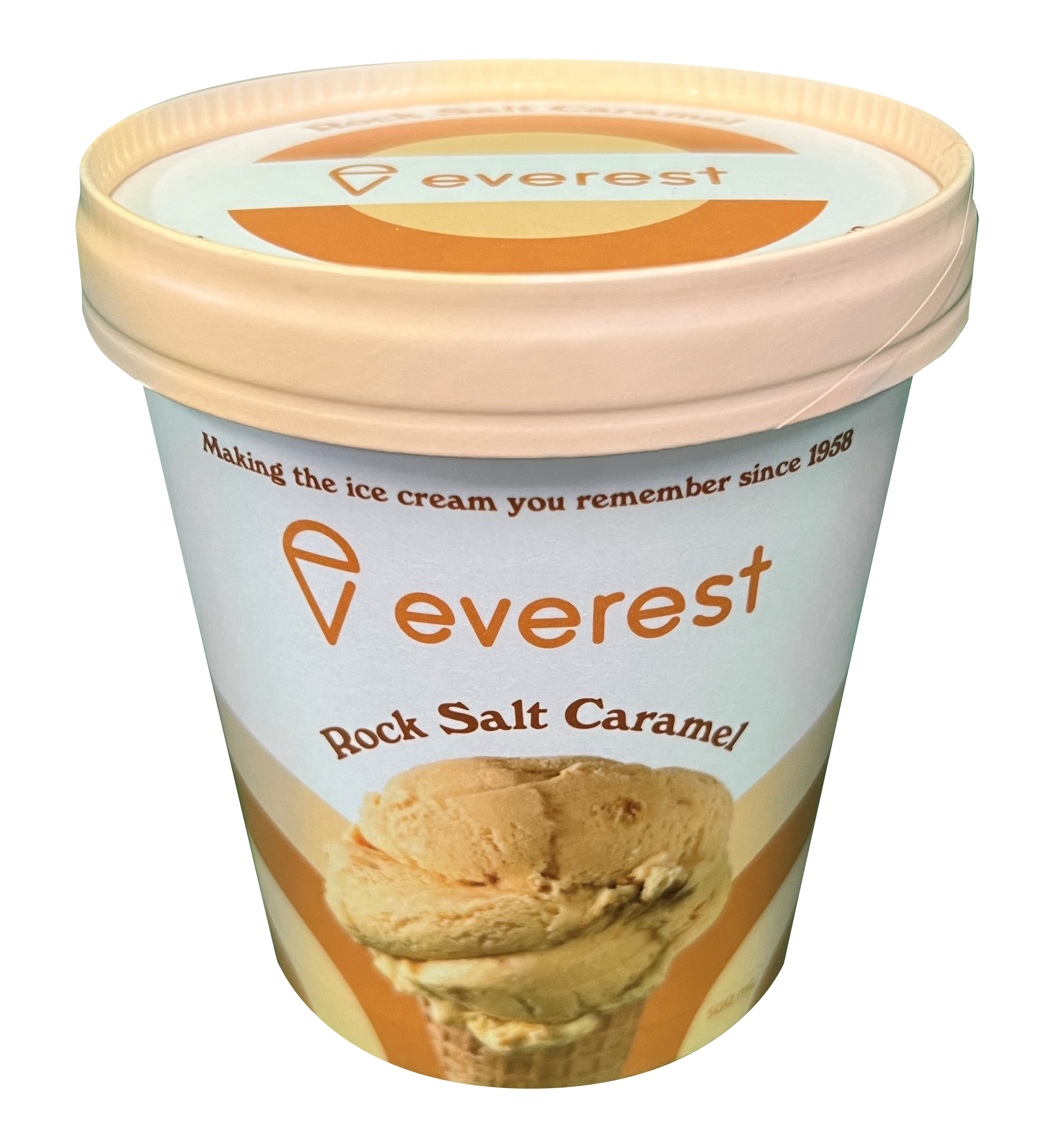 Everest Rock Salt Caramel Ice-cream 6x500ml - Foodies
